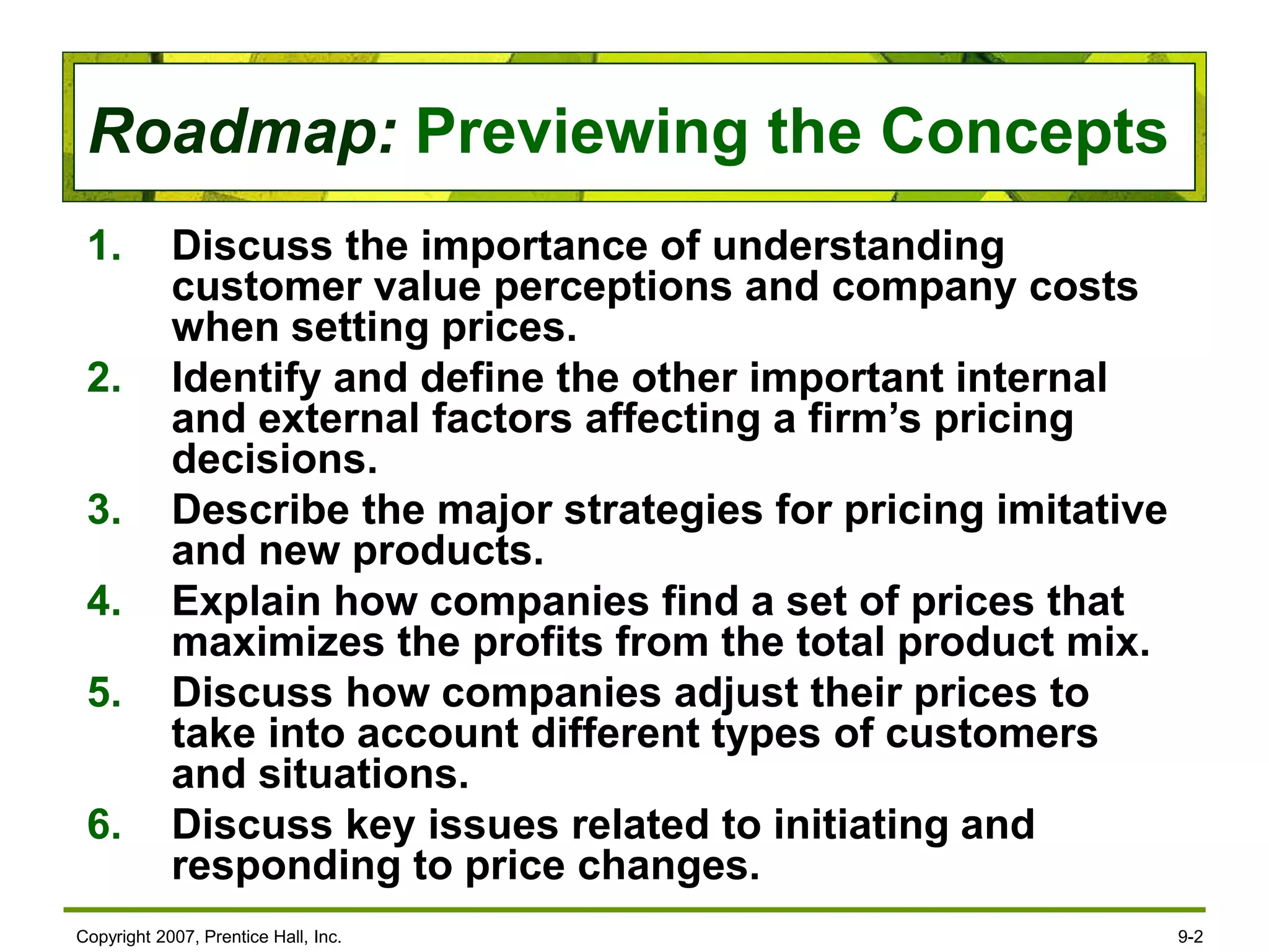 understanding and capturing customer value | What Is a Price? | PPT ...