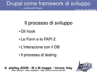 Drupal come framework di sviluppo | PDF