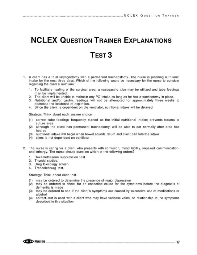 NCLEX | PDF