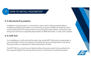 Piezometers: Types, Functions & How It Works? | PDF