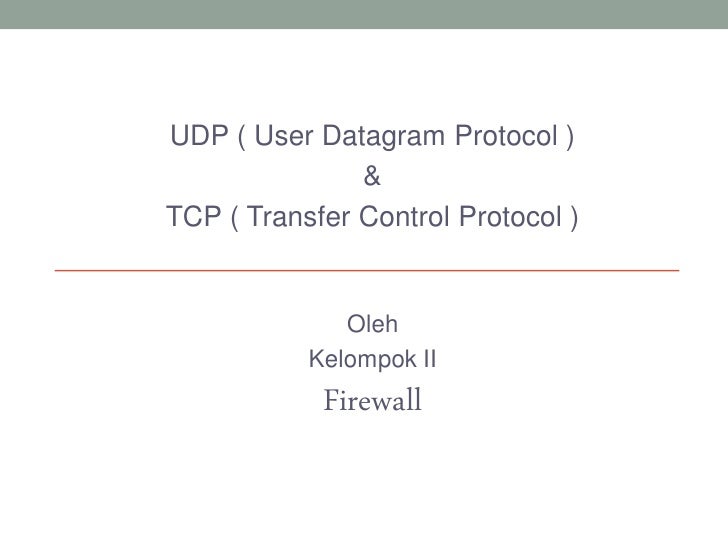 Udp User Datagram Protocol And Tcp Transfer Control Protocol 