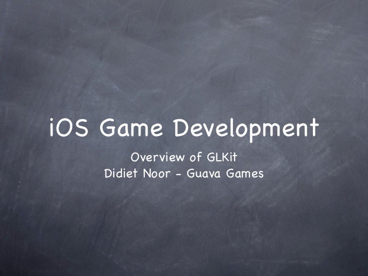 Id Objc Glkit And Overview On Openggl 