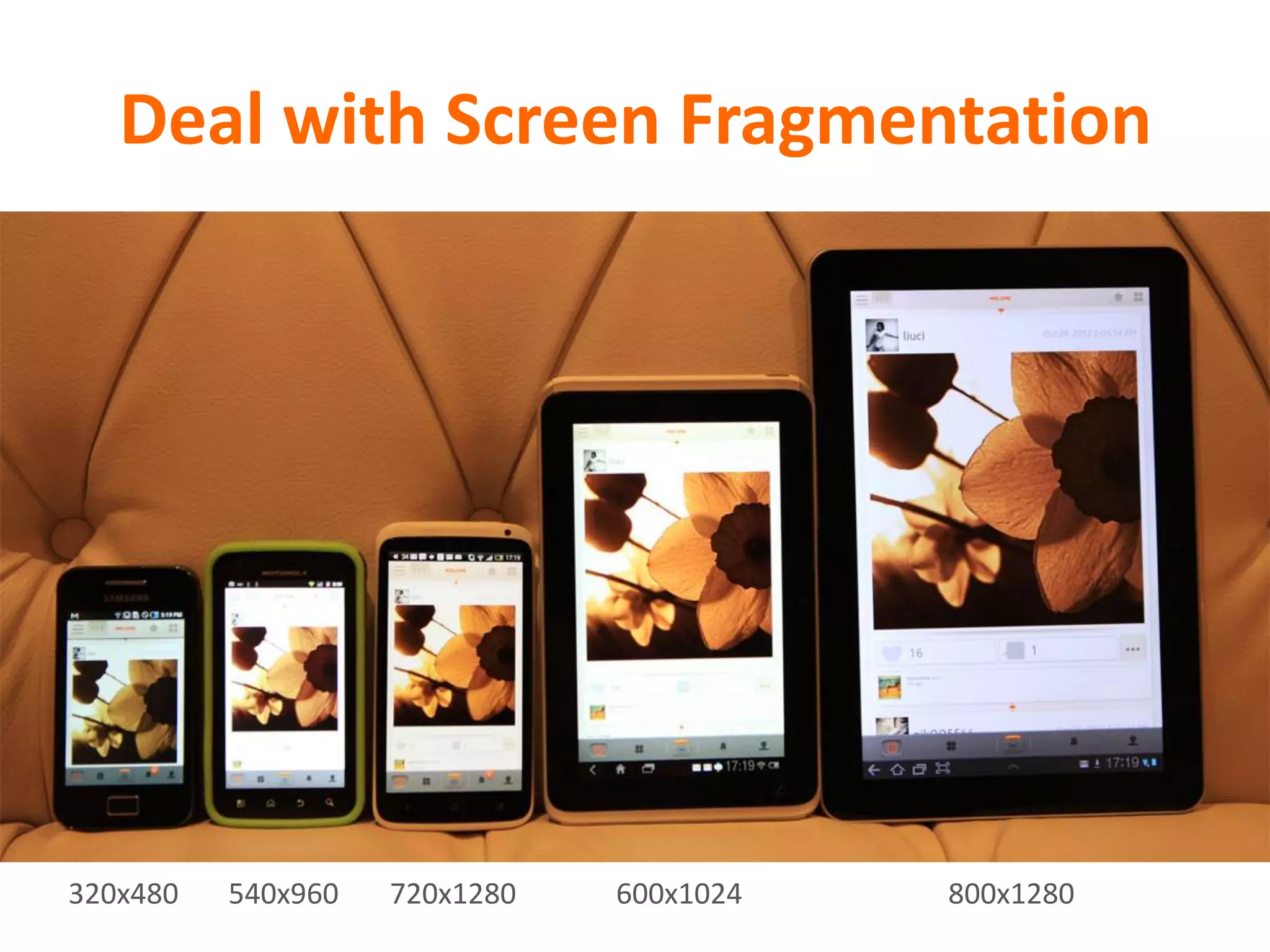 How to deal with Fragmentation on Android | PPT