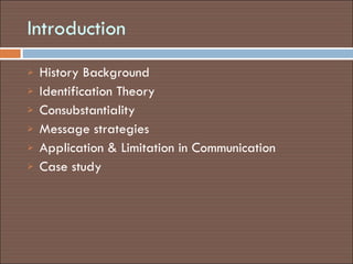 Kenneth Burke Identification Theory