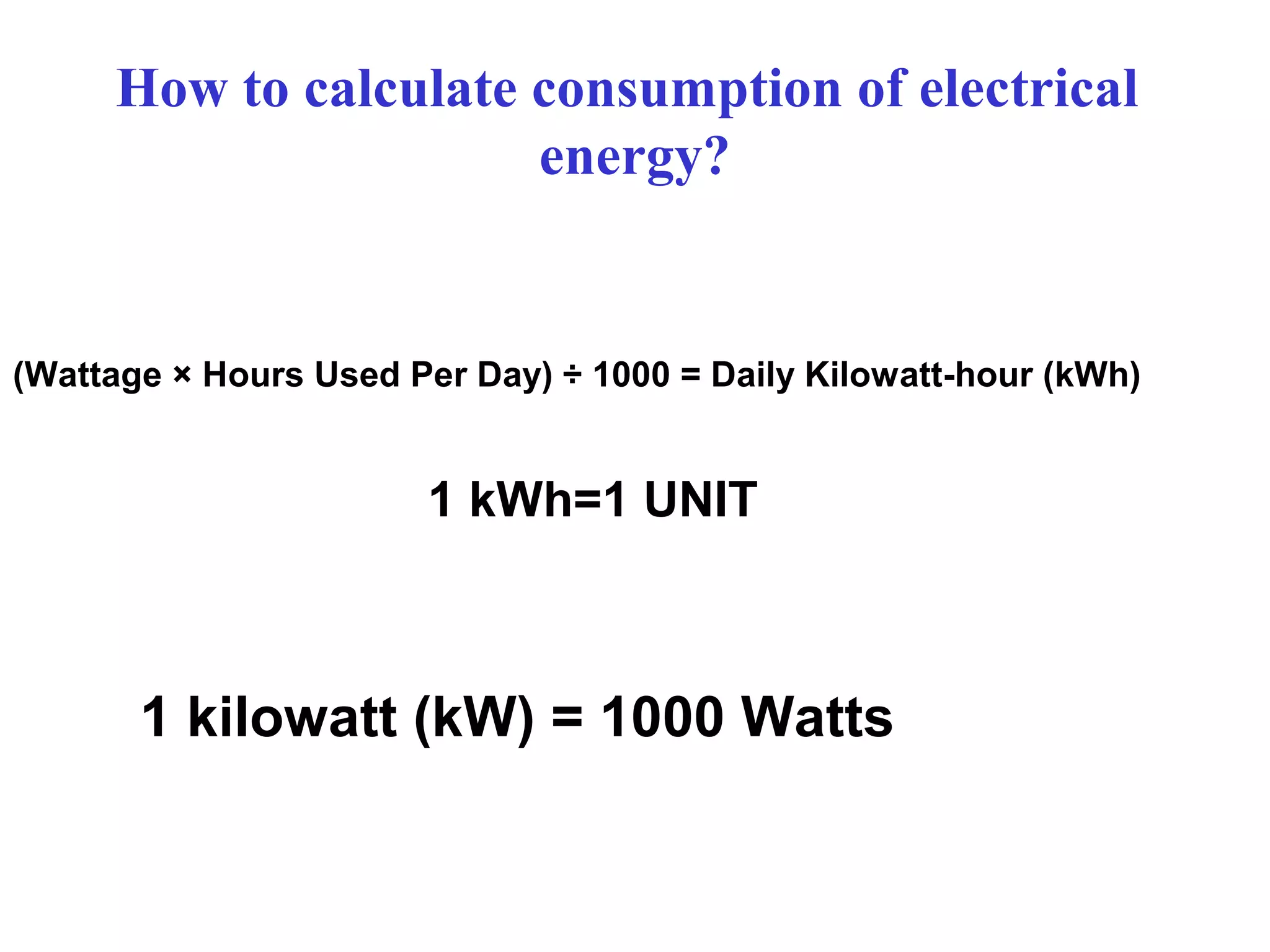 power consumption of household equipments in india | PPT
