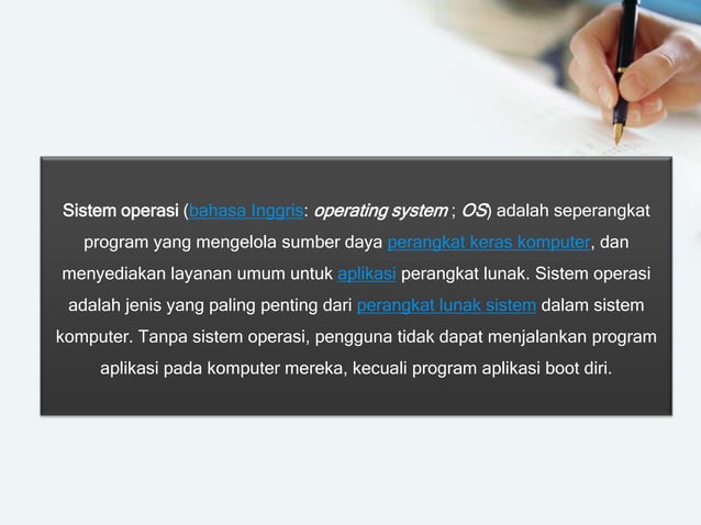 Sistem Operasi | PPTX