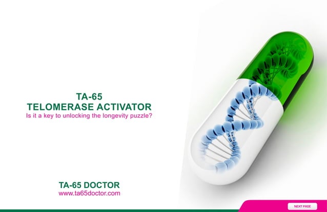 TA-65 Telomerase Activator - Is it a key to unlocking the longevity ...