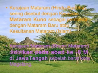 Kerajaan Mataram Kuno | PPT