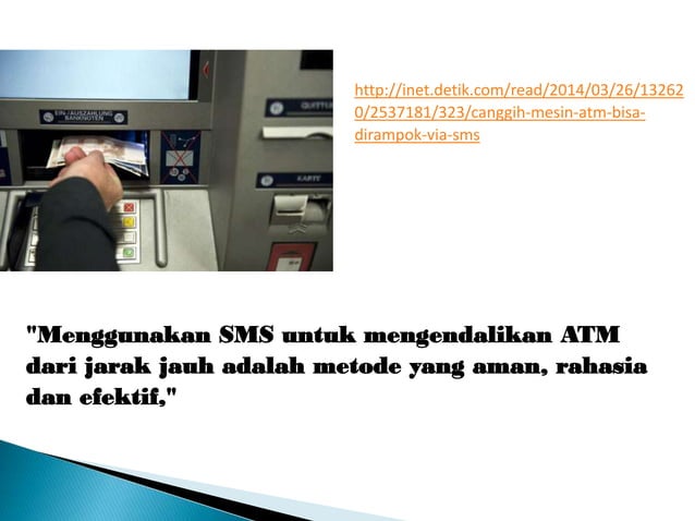 Slide Tugas Eptik Cyber Crime "Pembobolan ATM" | PPTX