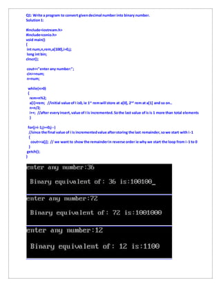 c plus plus programsSlide | PDF