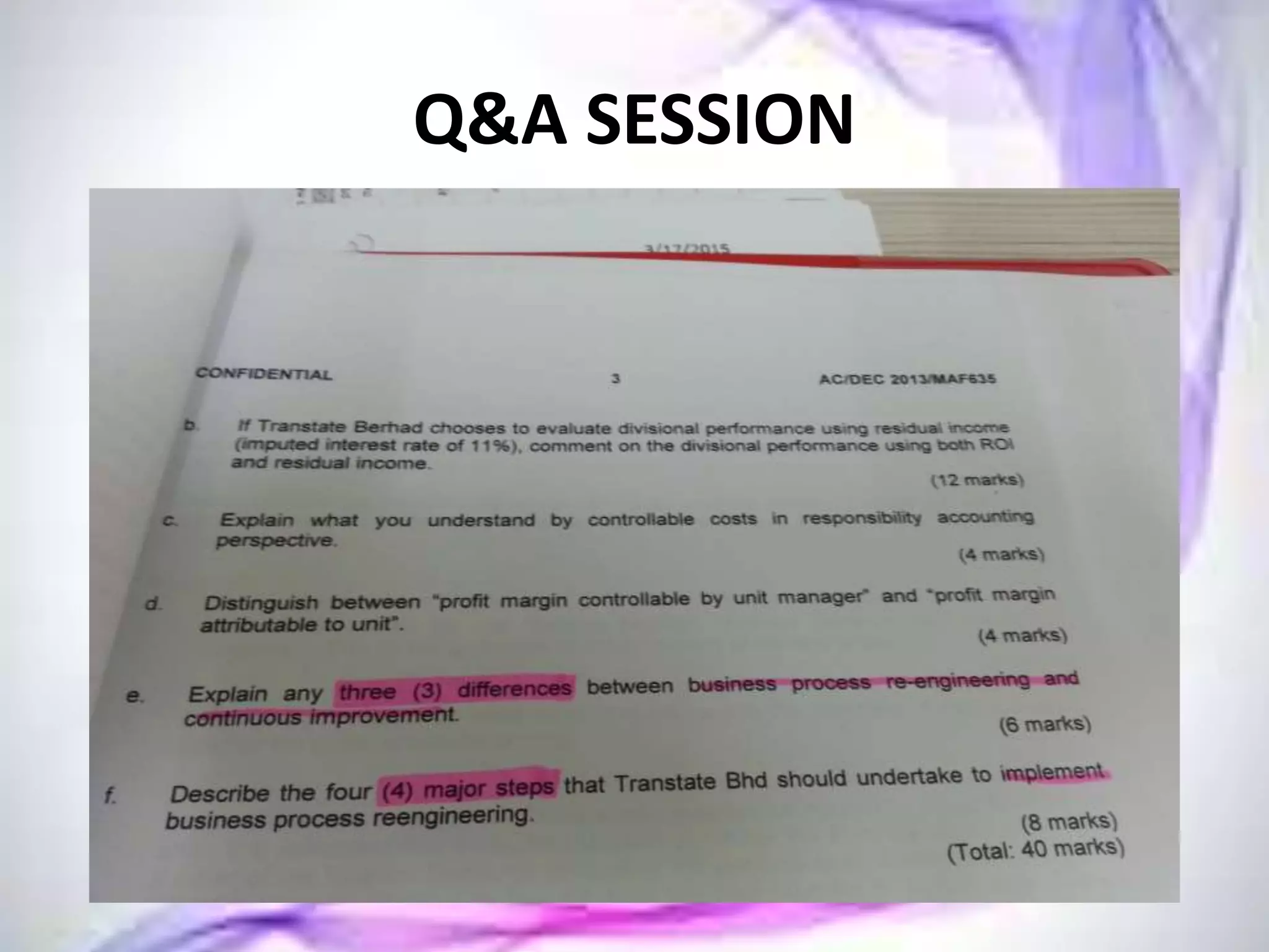 Business Process Reengineering vs Continuous Improvement | PPTX