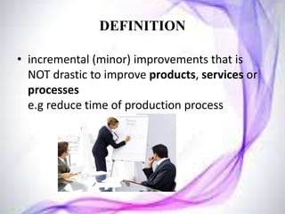 Business Process Reengineering vs Continuous Improvement | PPTX