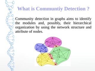Community DetectionSlide | PPT