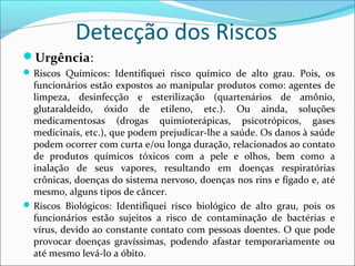 Análise de Riscos em um Ambiente Hospitalar | PPT