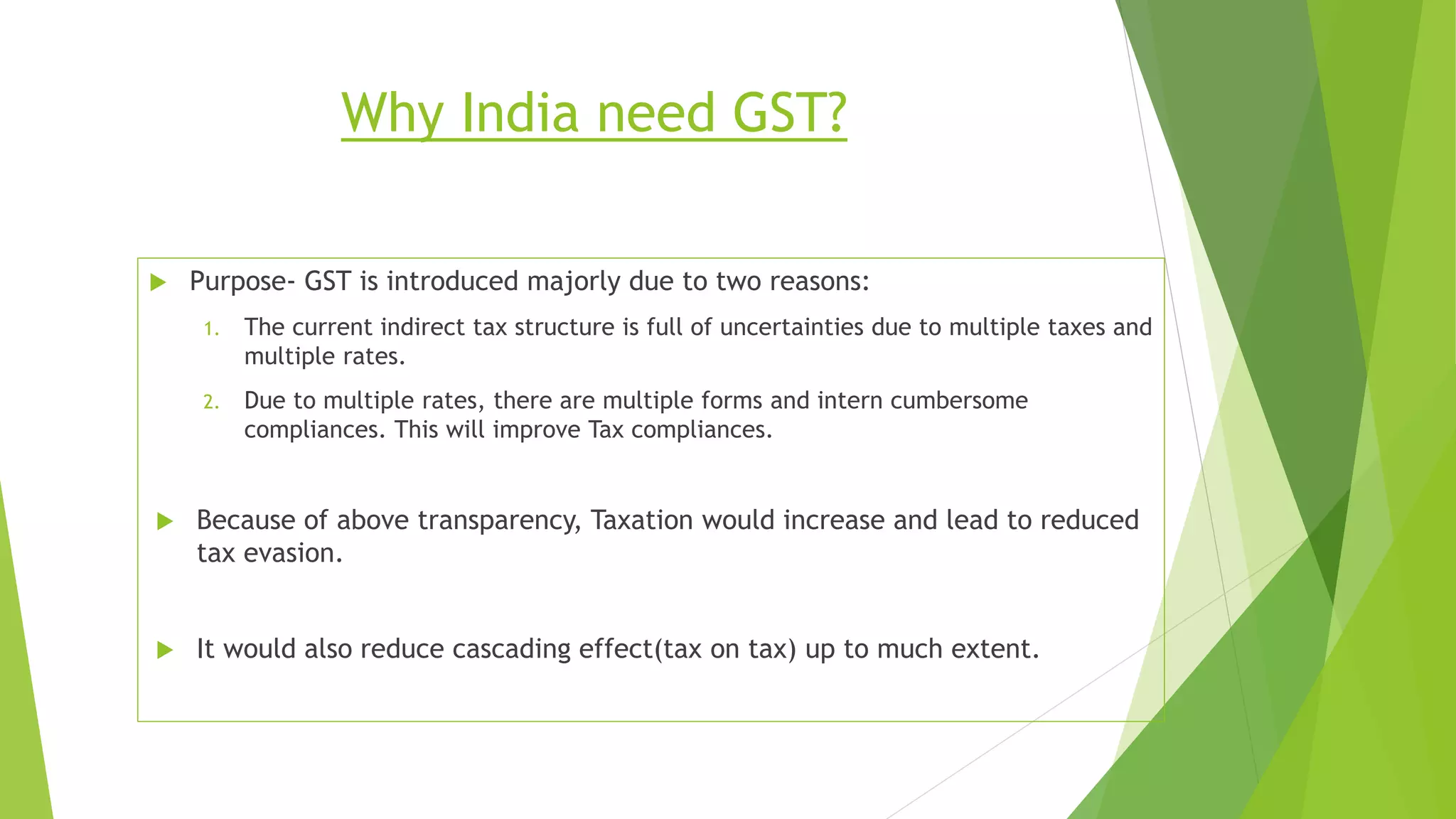 GST INDIA | PPTX