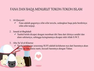 Fana Wal Baqa | PPTX