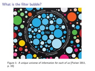 The Filter Bubble: a threat for plural information? | PPT
