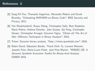 Symbolic execution: The next chapter of the game | PPT