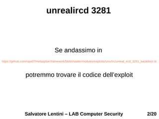 unreal IRCd 3281 | PPT