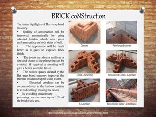 Brick Construction - Laurie Baker Center | PPTX