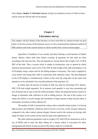 Design of Milk Analysis Embedded System for Dairy Farmers | DOC