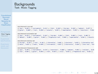 Convolutional recurrent neural networks for music classification | PDF | Digital Audio ...