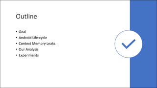 Static Analysis of Context Leaks in Android Applications | PDF