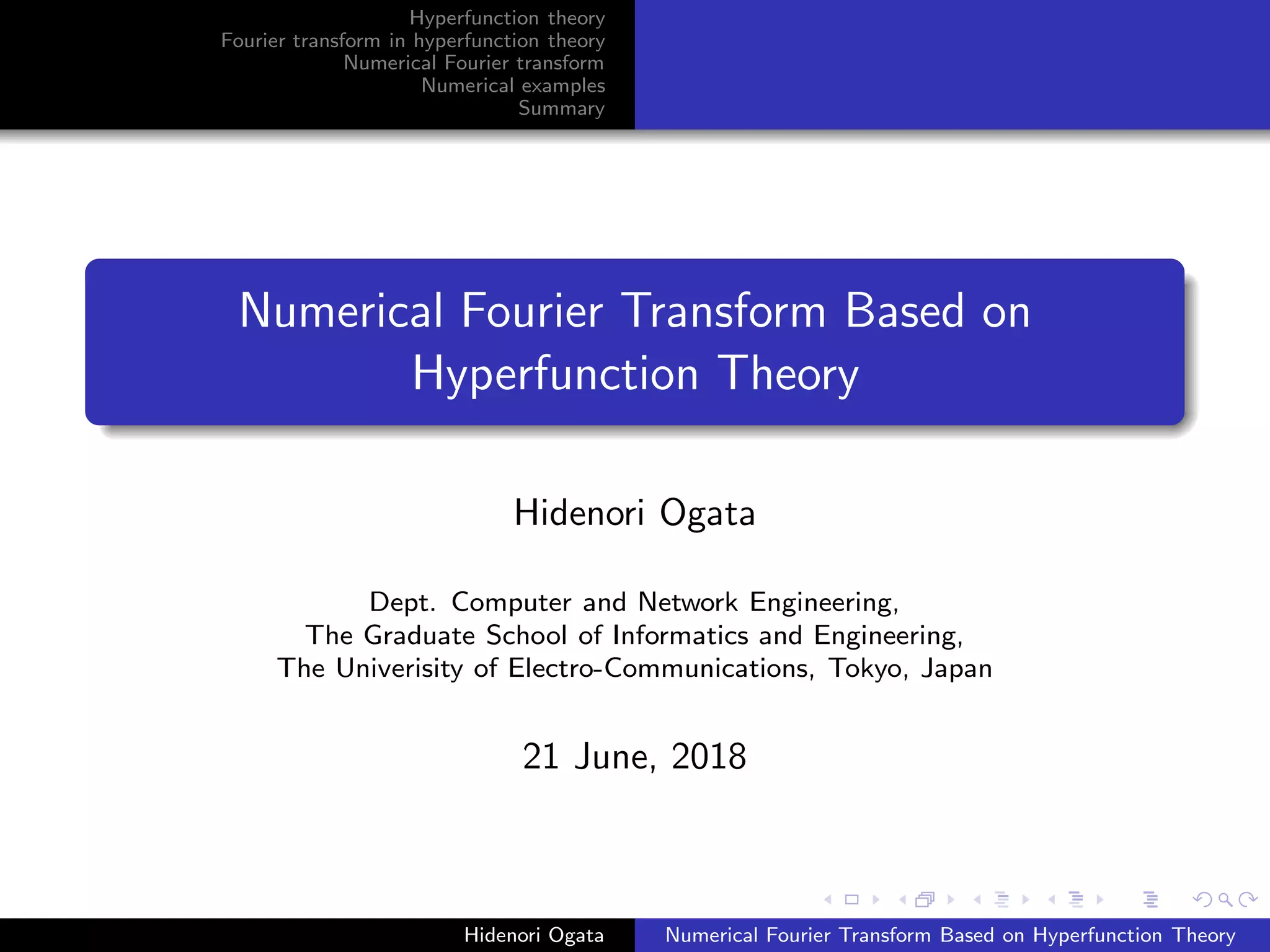 Numerical Fourier Transform Based On Hyperfunction Theory Pdf