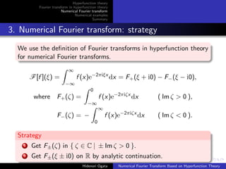 Numerical Fourier transform based on hyperfunction theory | PDF