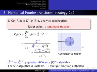 Numerical Fourier transform based on hyperfunction theory | PDF