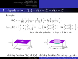 Numerical Fourier transform based on hyperfunction theory | PDF