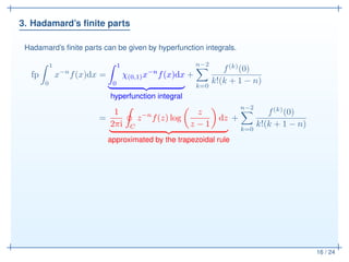 An application of the hyperfunction theory to numerical integration | PDF