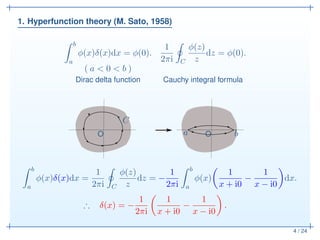 An application of the hyperfunction theory to numerical integration | PDF