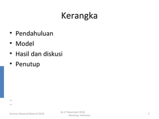 Pemodelan berbasis-agen dan potensinya dalam simulasi sistem fisis | PPT