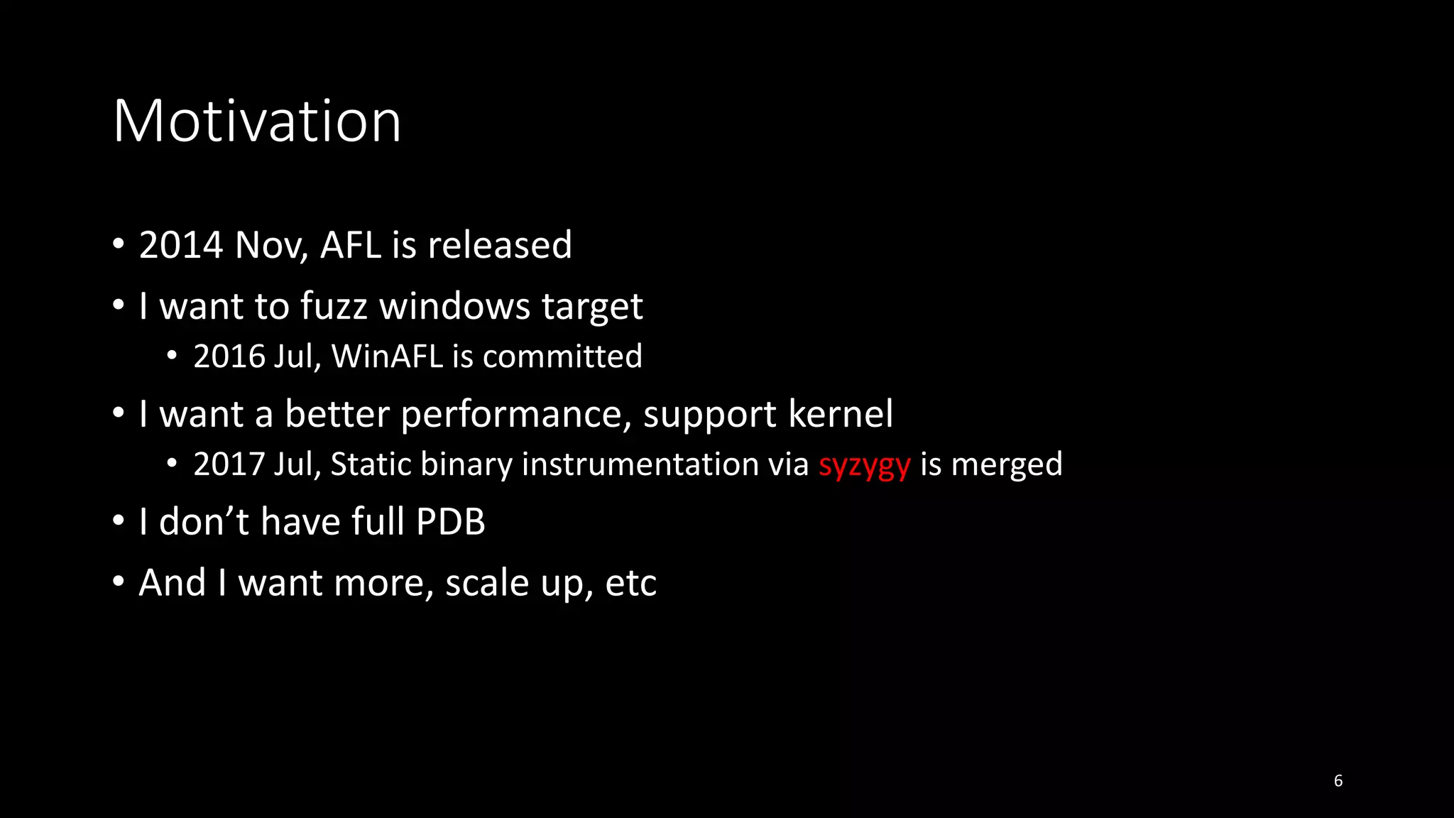 Make static instrumentation great again, High performance fuzzing for Windows system | PDF