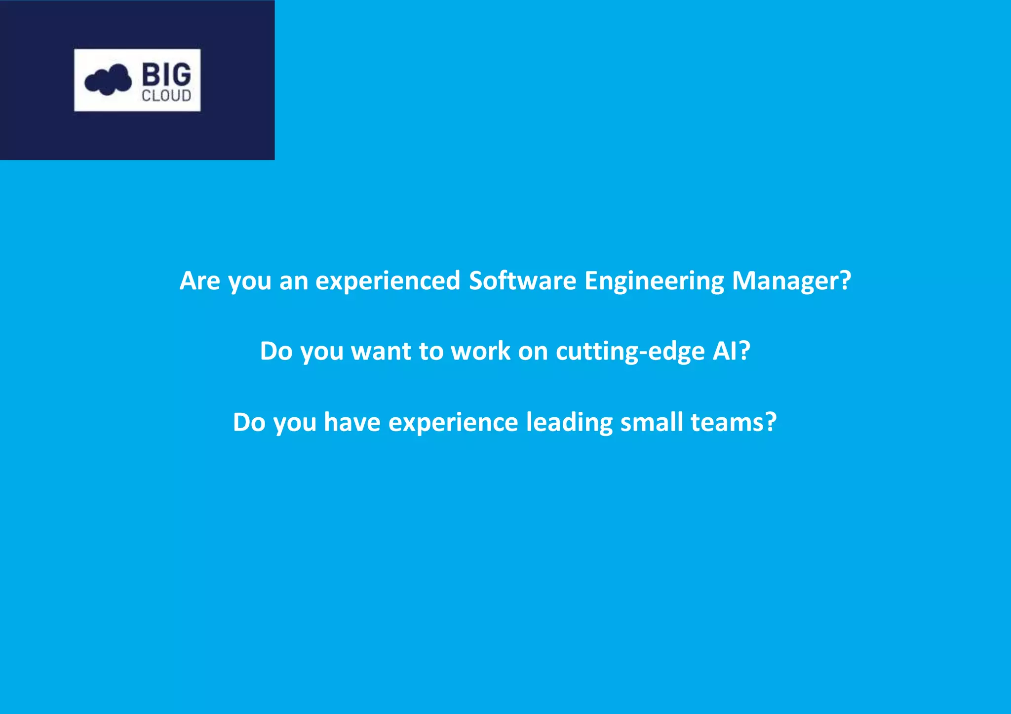Software Engineering Manager | PPT