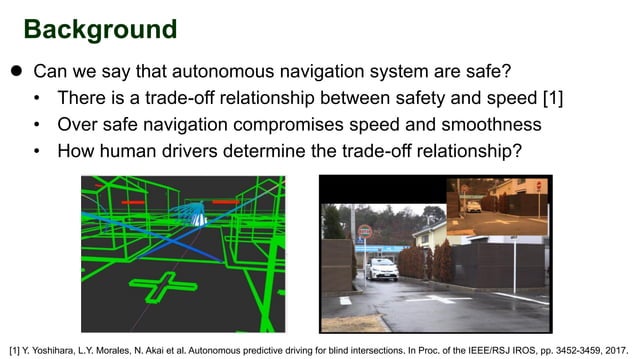 Safety Criteria Analysis for Negotiating Blind Corners in Personal ...