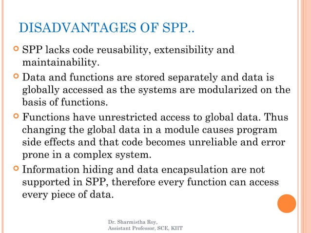 Object Oriented Programming Ppt