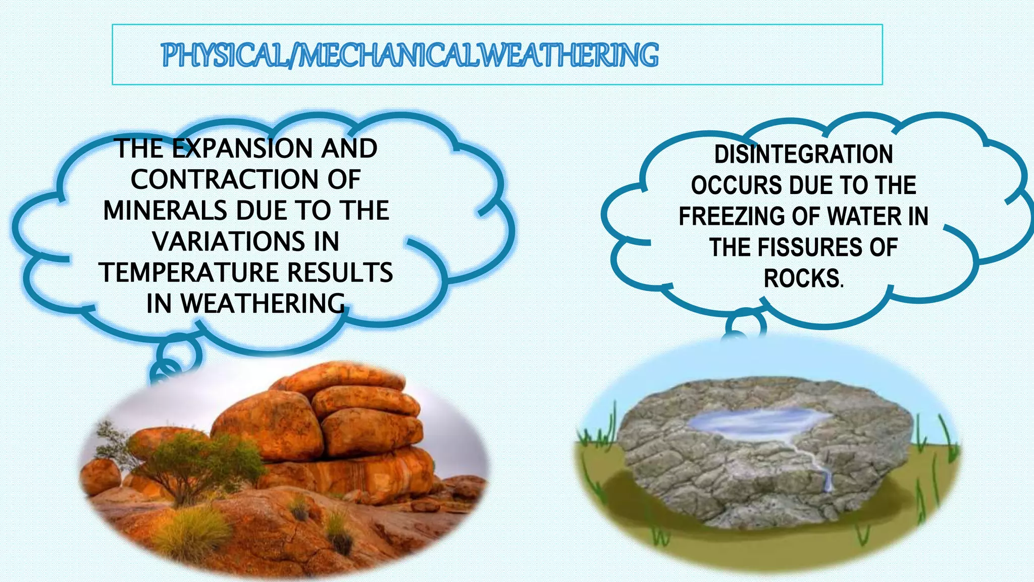 Weathering of Rocks | PPTX
