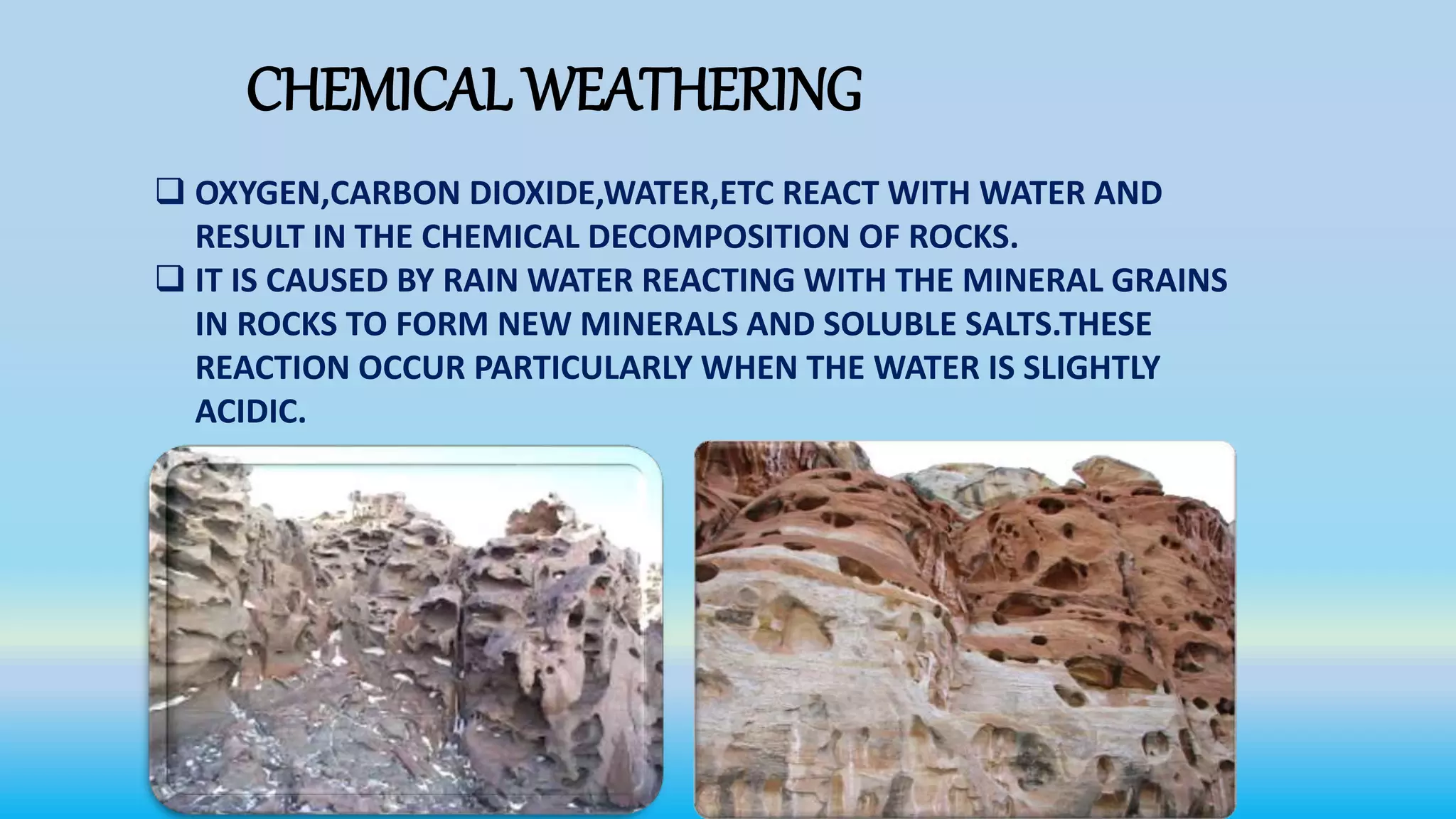Weathering of Rocks | PPTX
