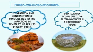Weathering of Rocks | PPTX