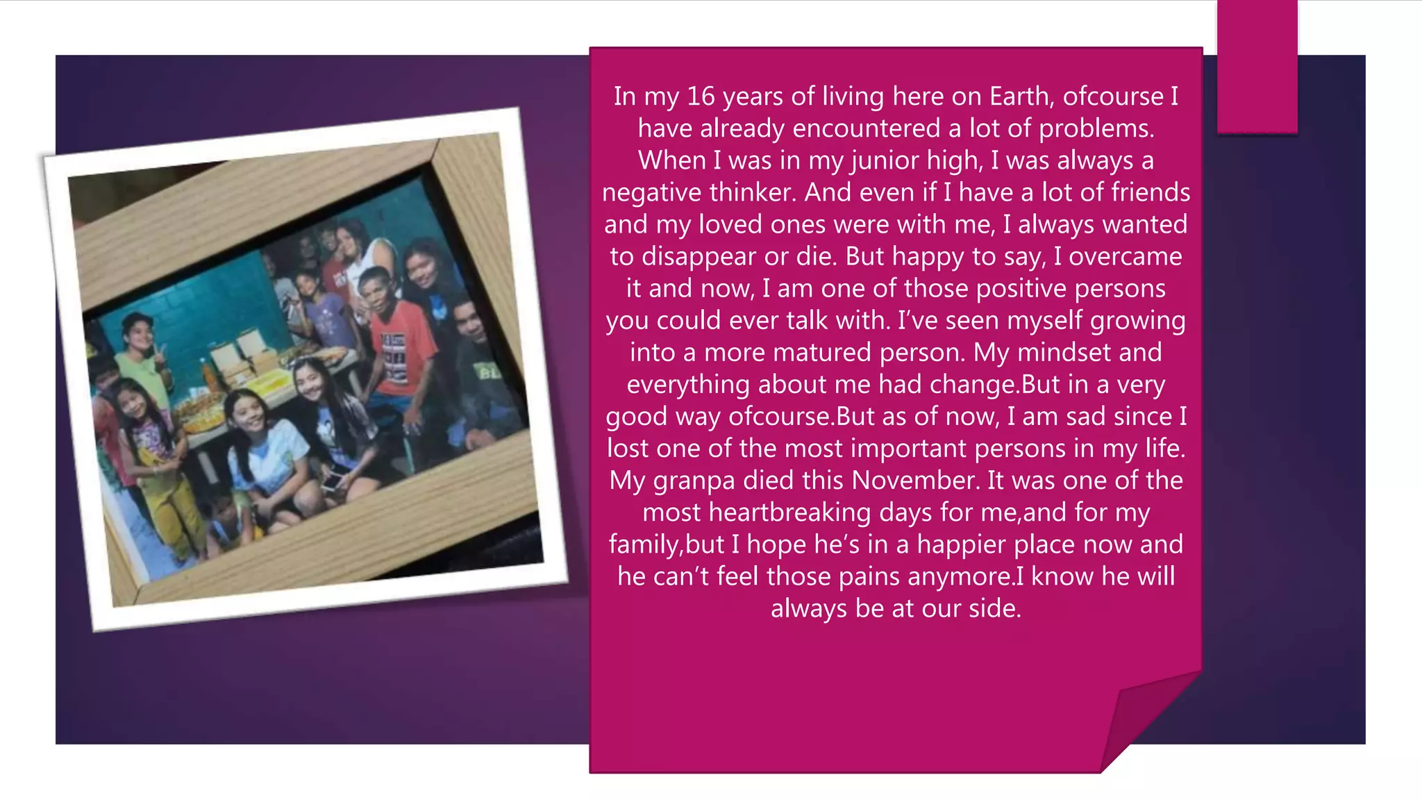 My Autobiography | PPT