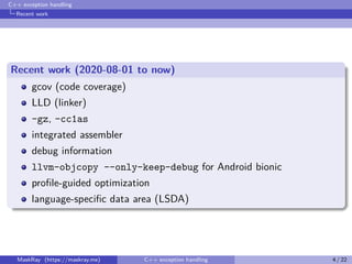 C++ exception handling | PDF