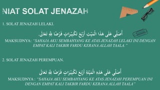 Slide kursus pengurusan jenazah | PPTX