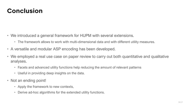 An Answer Set Programming Based Framework For High Utility Pattern Mining Extended With Facets