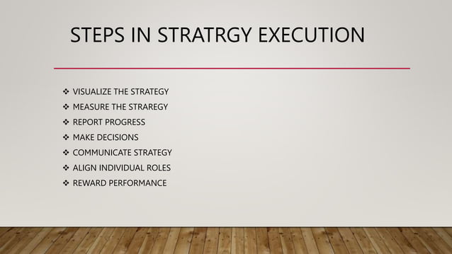 THE PERFECT EXECUTION | PPT