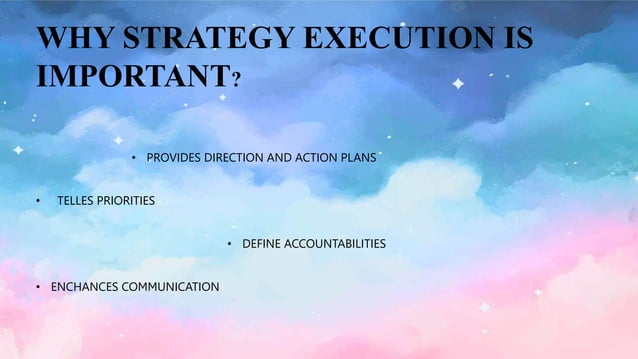 THE PERFECT EXECUTION | PPTX