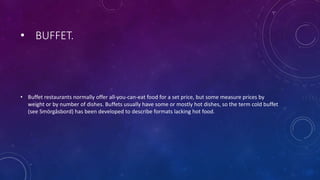 Types of menu | PPTX