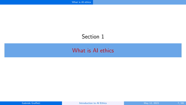 Introduction to AI Ethics | PDF
