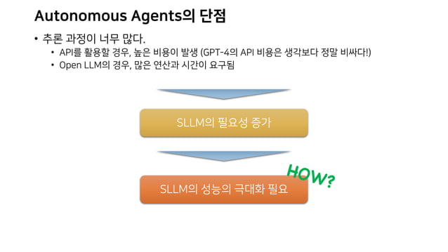 20231130 LLM이 걸어온 길과 앞으로의 활약 분야 - CoT기반 Autonomous Agents를 위한 한국어 ...